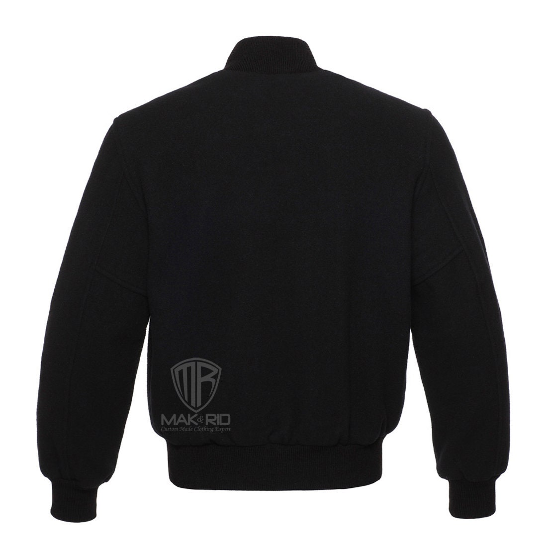 Black Letterman Jacket Varsity Jacket Baseball Bomber School - Etsy