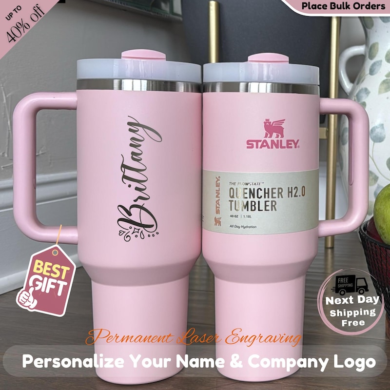 Tumbler With Logo Stanley - Etsy