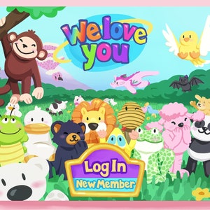 Webkinz Login Screen Mini Art Print - Etsy