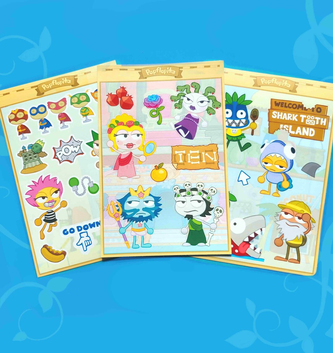 Poptropica Island Sticker Sheets - Etsy
