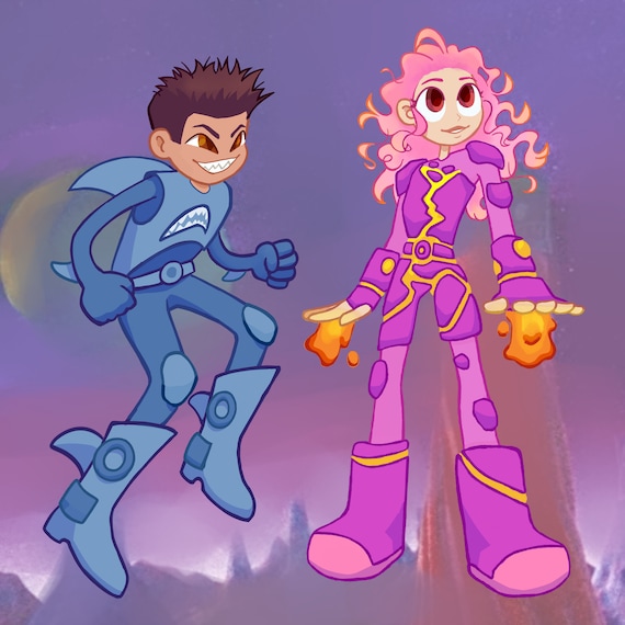 Sharkboy And Lavagirl Drawing