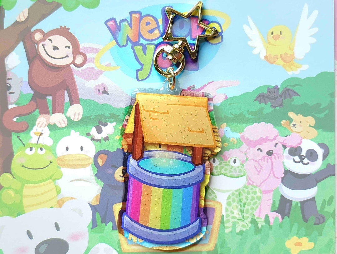 Webkinz Wishing Well Acrylic Glitter Keychain - Etsy