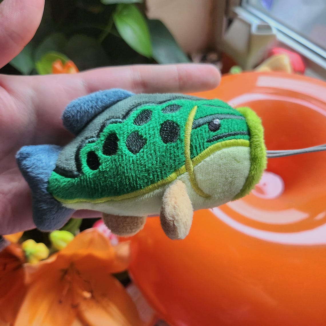 Largemouth Bass Plush Keychain - Etsy