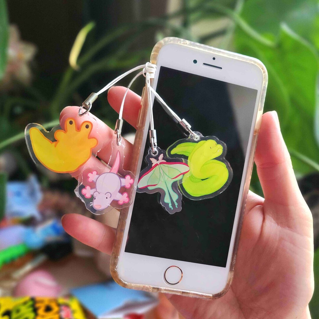 Itty Bitty Rat Phone Charm - Etsy