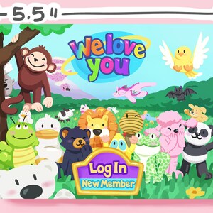 Webkinz Login Screen Mini Art Print - Etsy