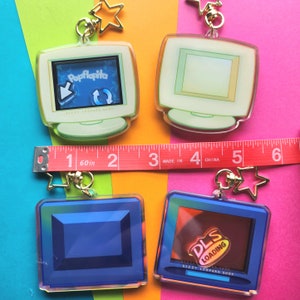 Nostalgia Shaker Keychains - Etsy