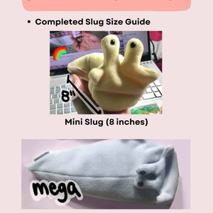 Mini and Mega Slug Sewing Pattern - Etsy