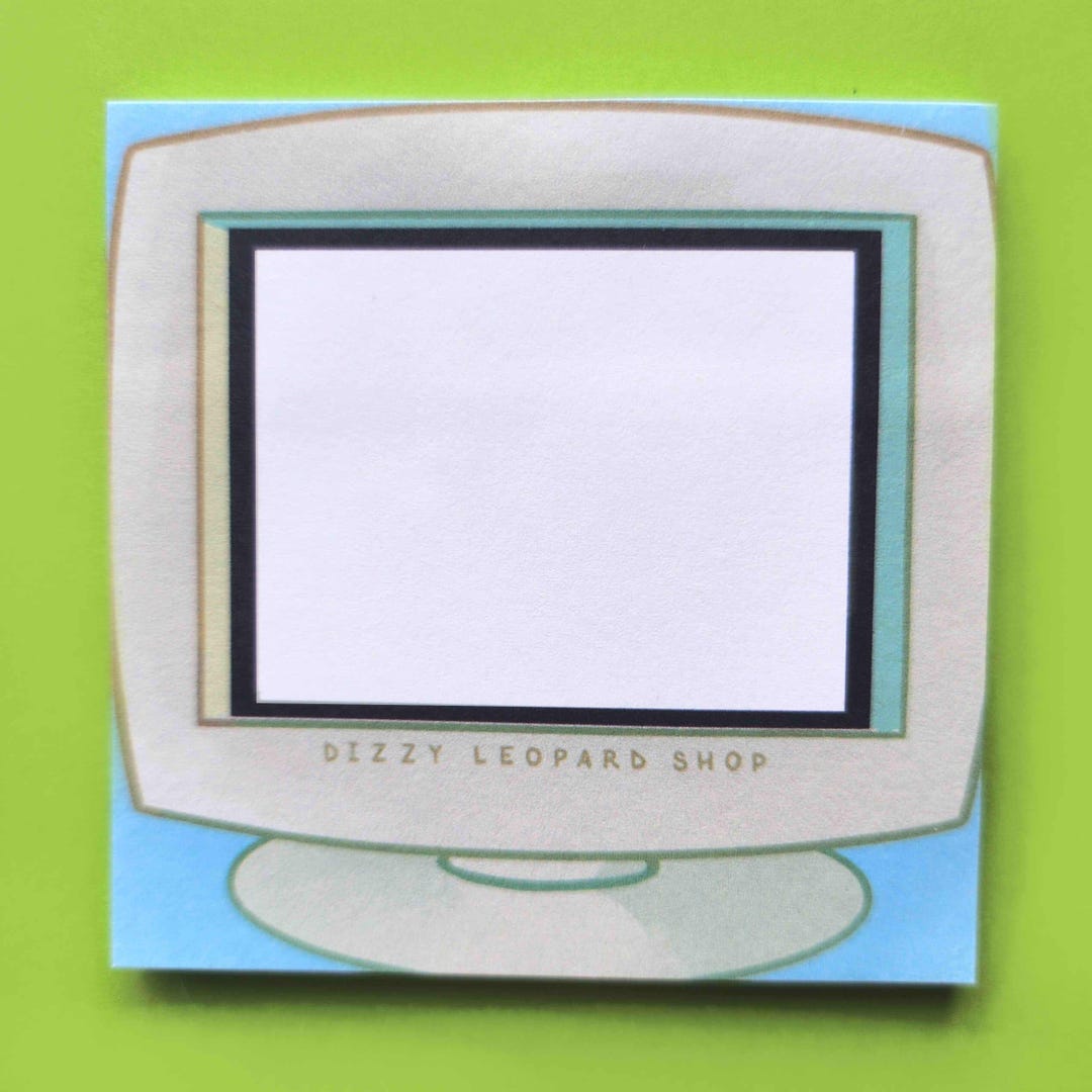 Old Computer Screen Sticky Notes - Etsy