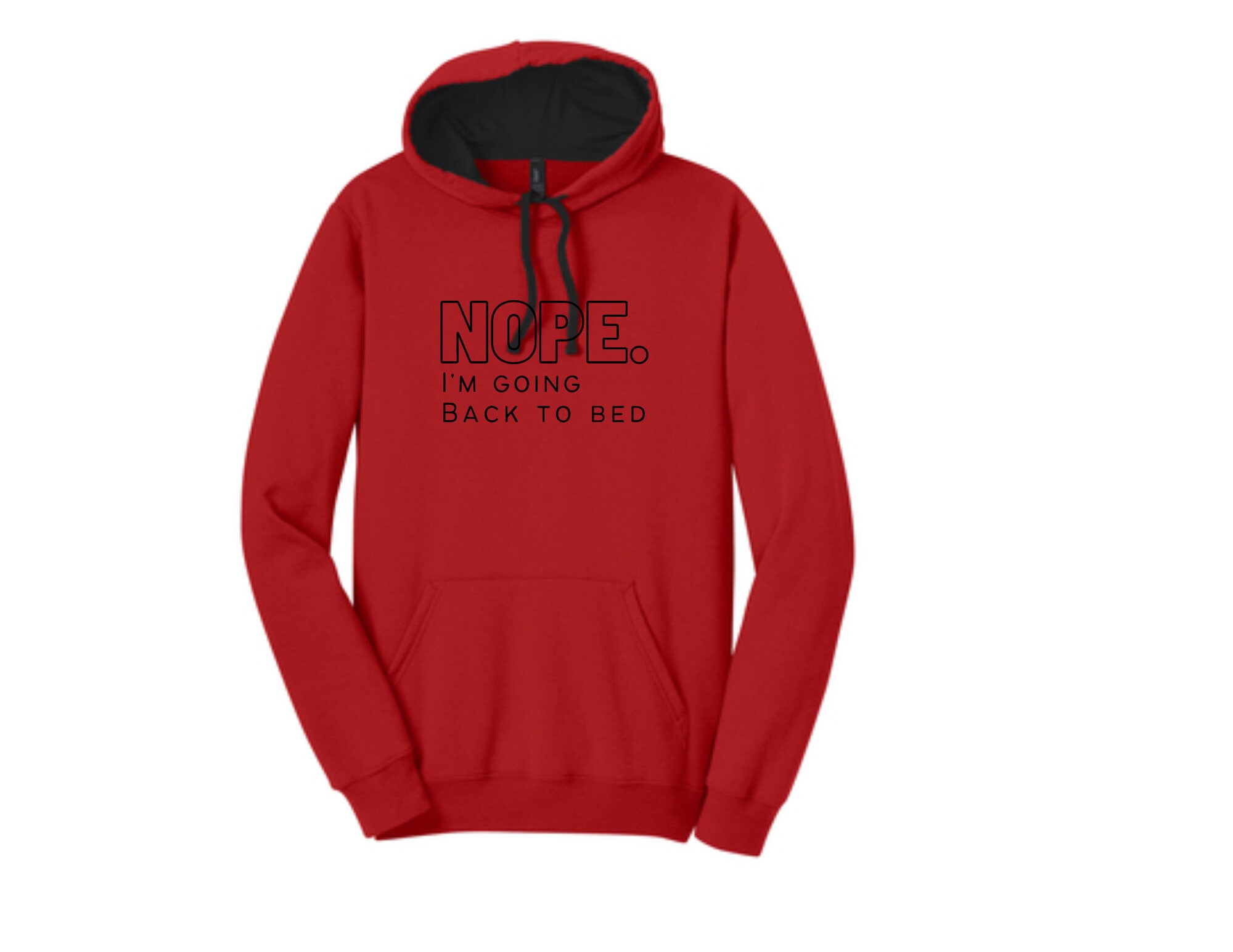 NOPE. I'm Going Back to Bed - Etsy