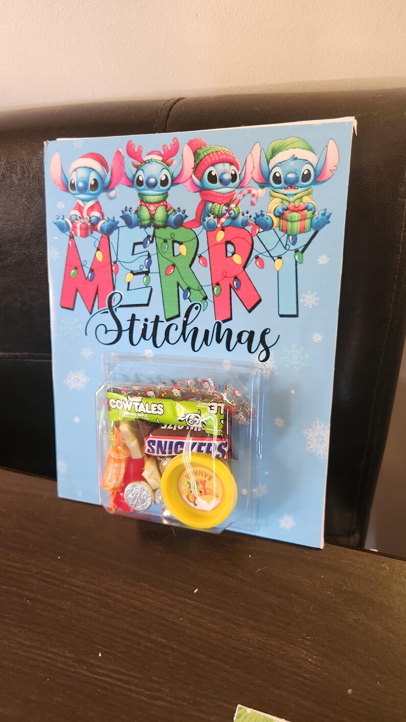 Jumbo Christmas Candy Card - Etsy