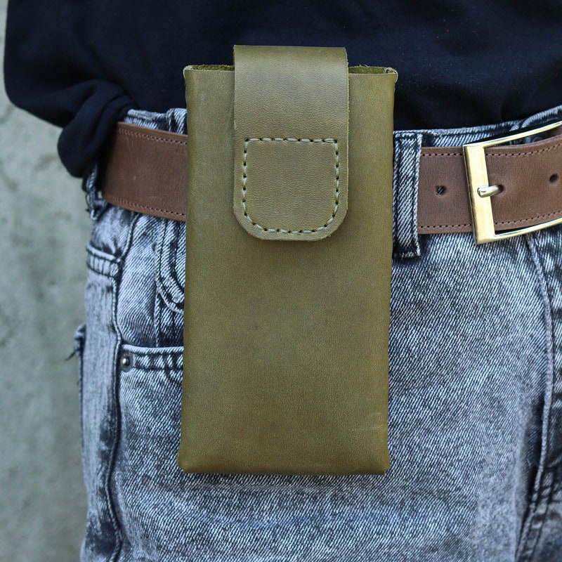 Leather Cell Phone Case With Belt Loop - Etsy
