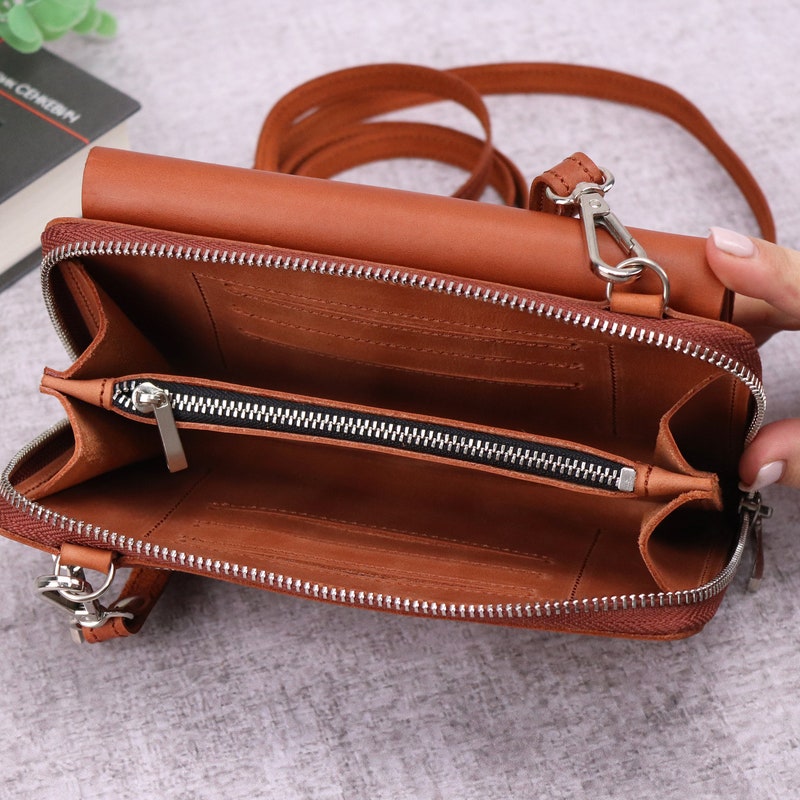 Crossbody Purse With Cards Slot - Etsy