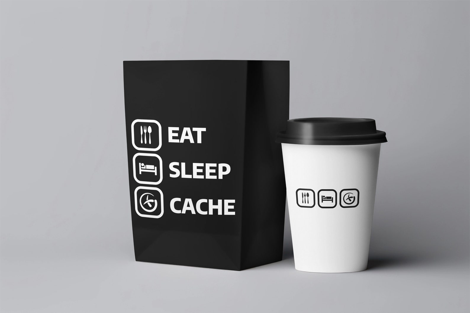 Geocaching SVG, Eat Sleep Cache, Geocacher Gift, Funny Geocache SVG ...