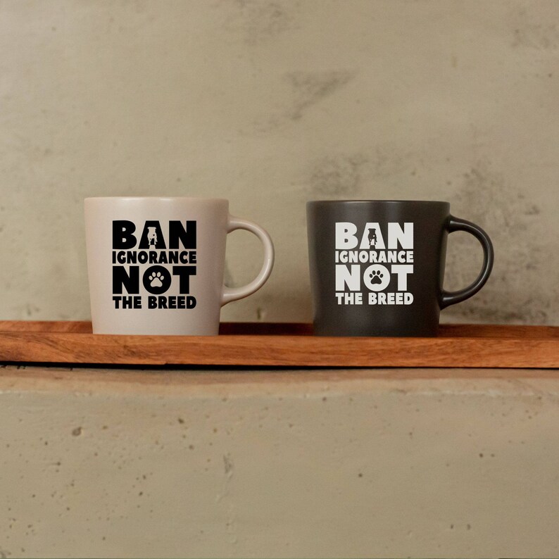 Ban Ignorance Not the Breed Dog Svg , Dog Power Breed, Educate Don't ...