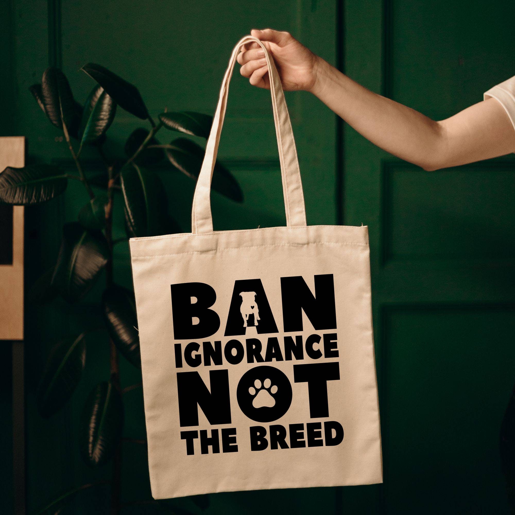 Ban Ignorance Not the Breed Dog Svg , Dog Power Breed, Educate Don't ...