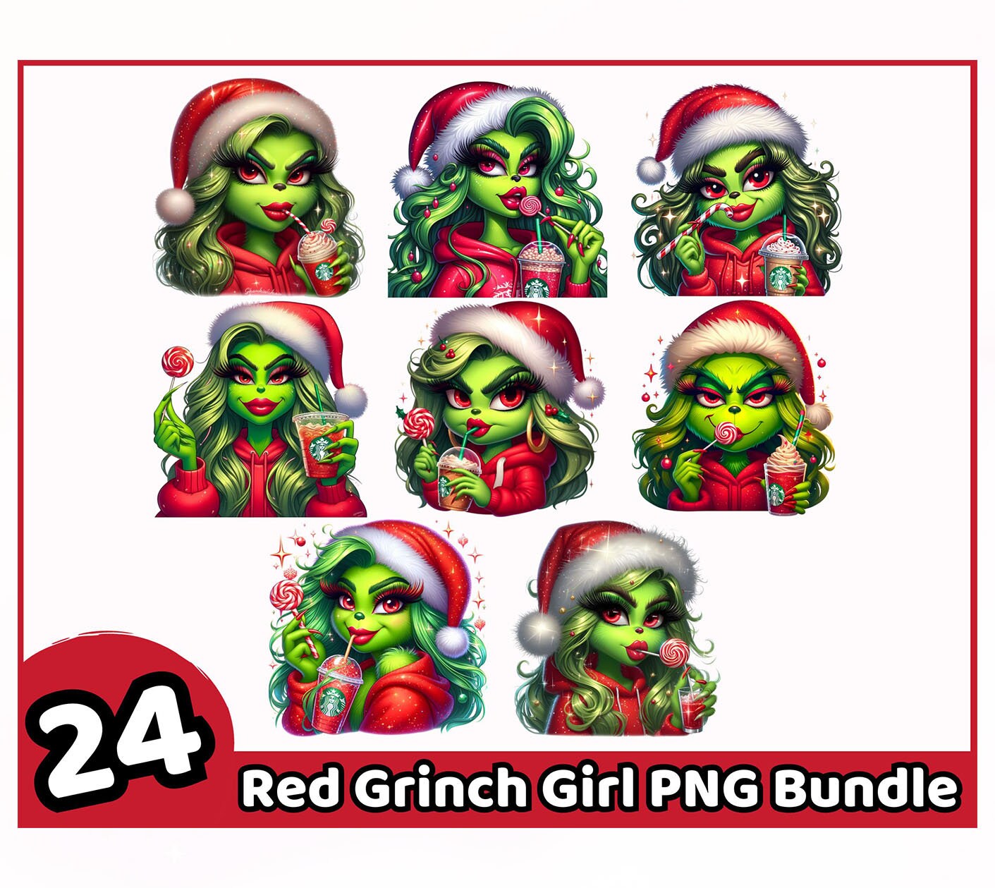 Sassy Grinch Girl Png Bougie Grinch Png Cute Girl Grinch Etsy Australia
