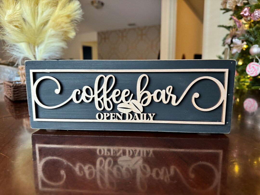 Coffee Bar, Kitchen Counter Organization, Coffee and Tea Caddy ...