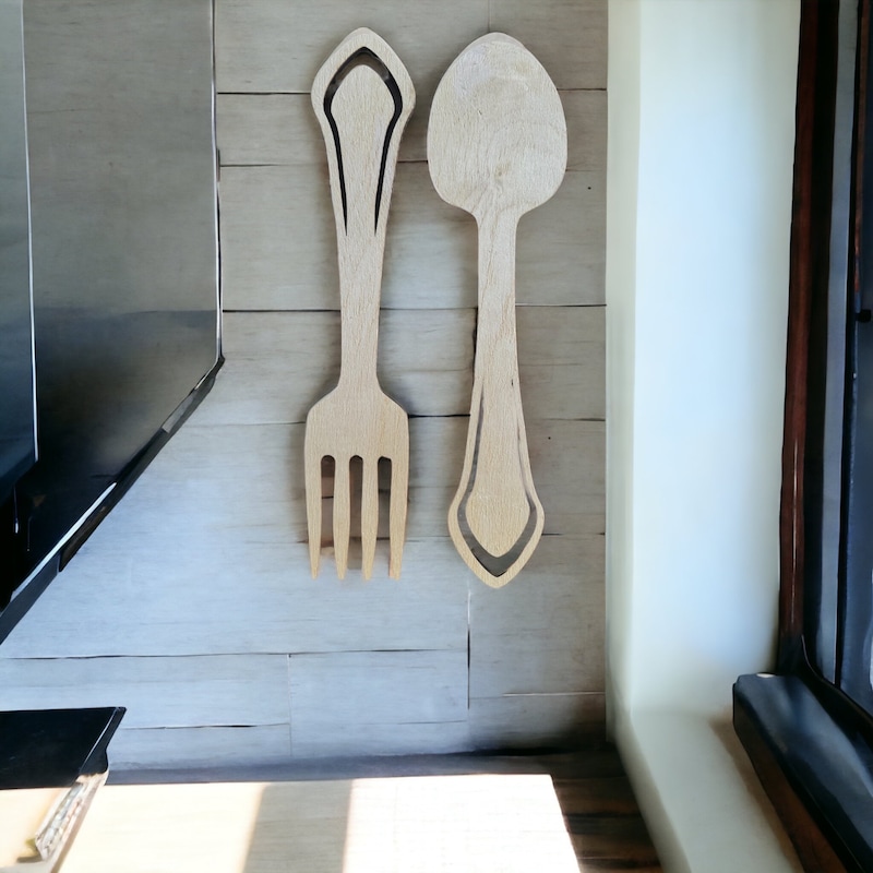 Wooden Set Fork - Etsy