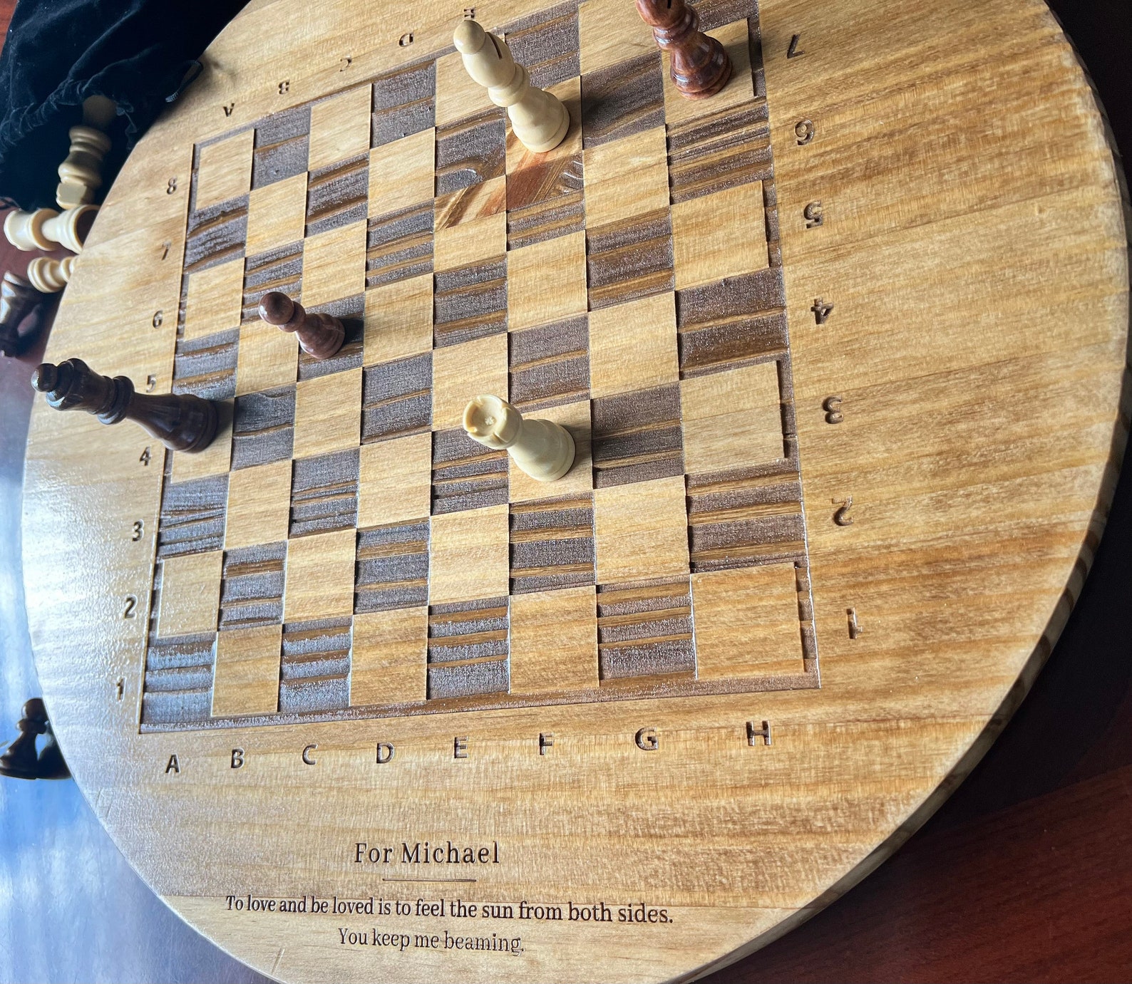 Chess Board, Personalized Chess Game, Personalized Gifts for Him, Gifts ...