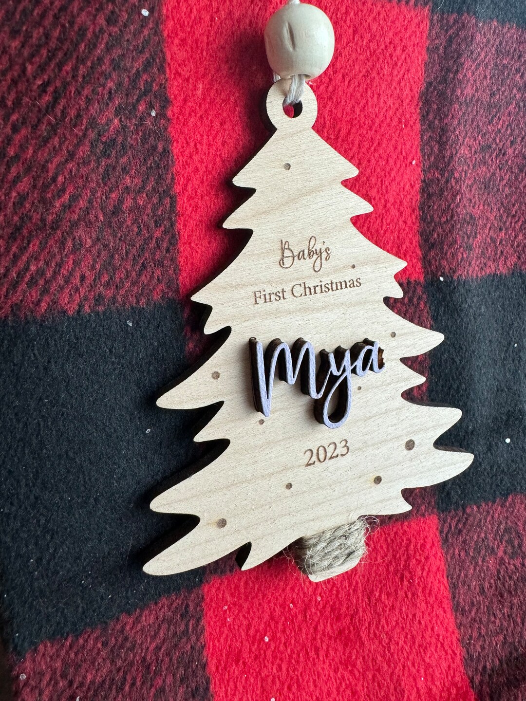 Baby's First Christmas Personalized Ornament, Baby Shower Gift, First ...