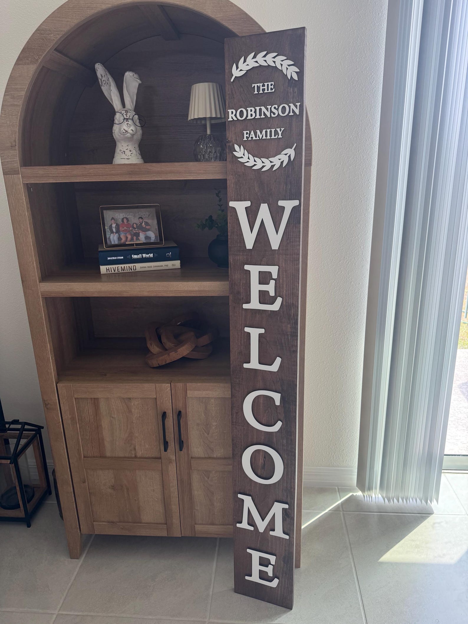 Welcome Sign, Porch Decor, Family Name Welcome Sign, Welcome Sign Front ...