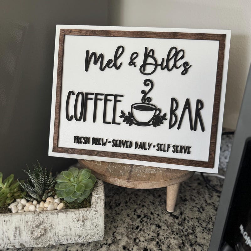 Wooden Coffee Sign - Etsy