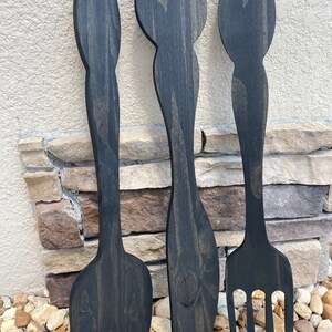 Kitchen Decor, Big Wall Fork, Large Wooden Fork Decorative, Country ...