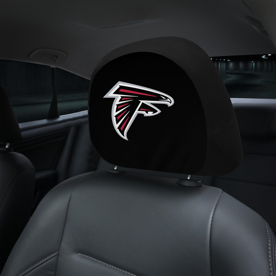Atlanta Falcons Themed Custom Car Headrest Cover for a Fan - Etsy