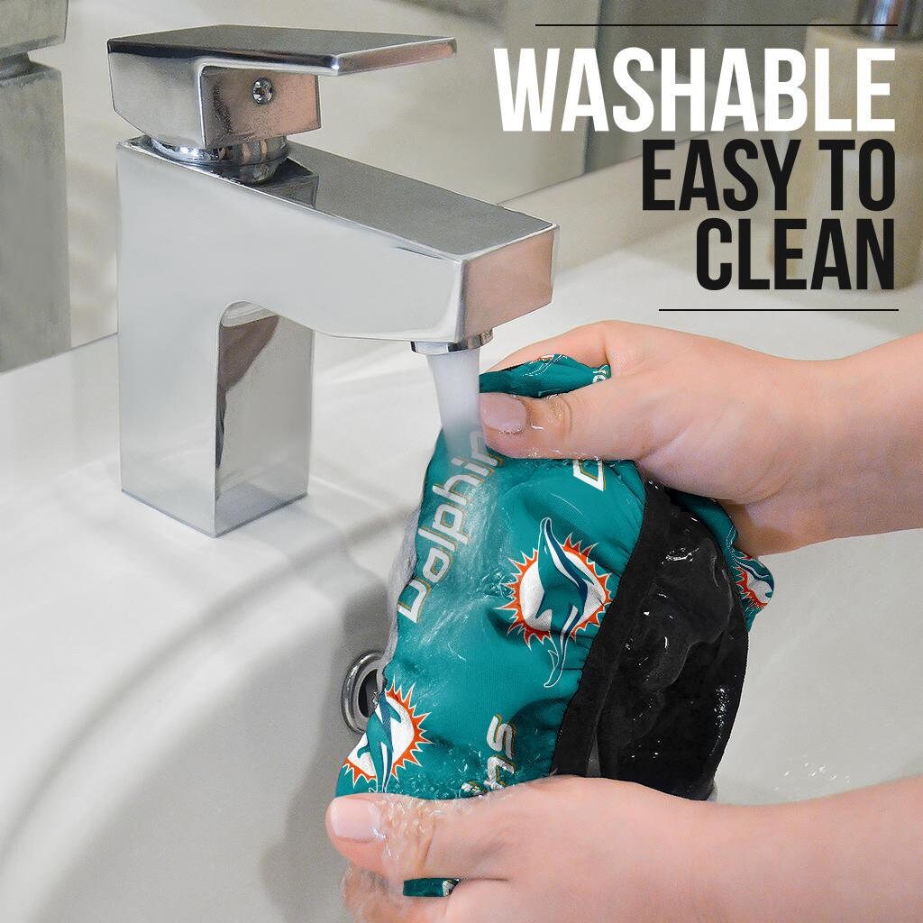 Miami Dolphins Themed Custom Steering Wheel Cover for a Fan, Fits Most ...