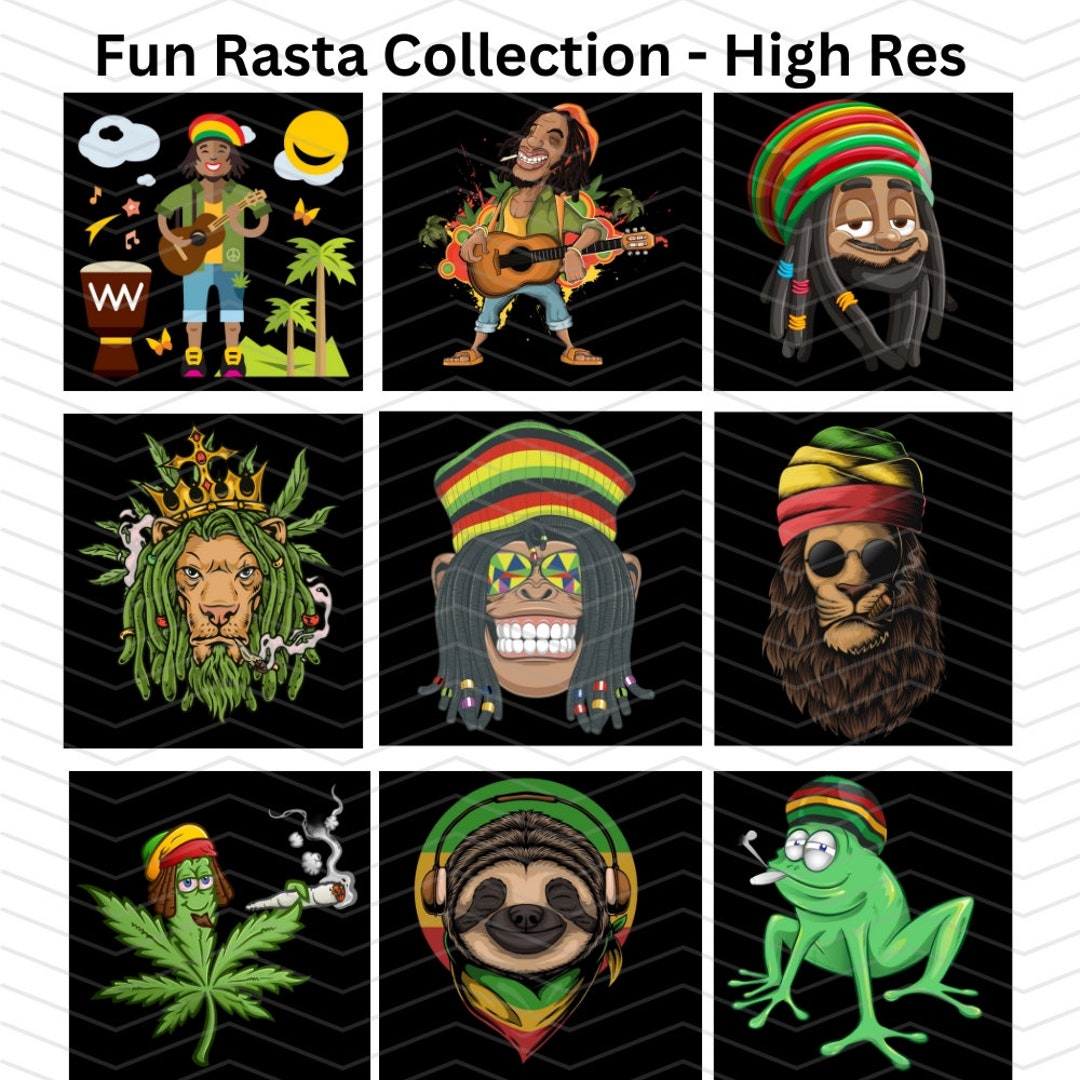 Fun Reggae Rasta Png-jamaica, Reggae Music, Ethiopia, Lion of Judah ...