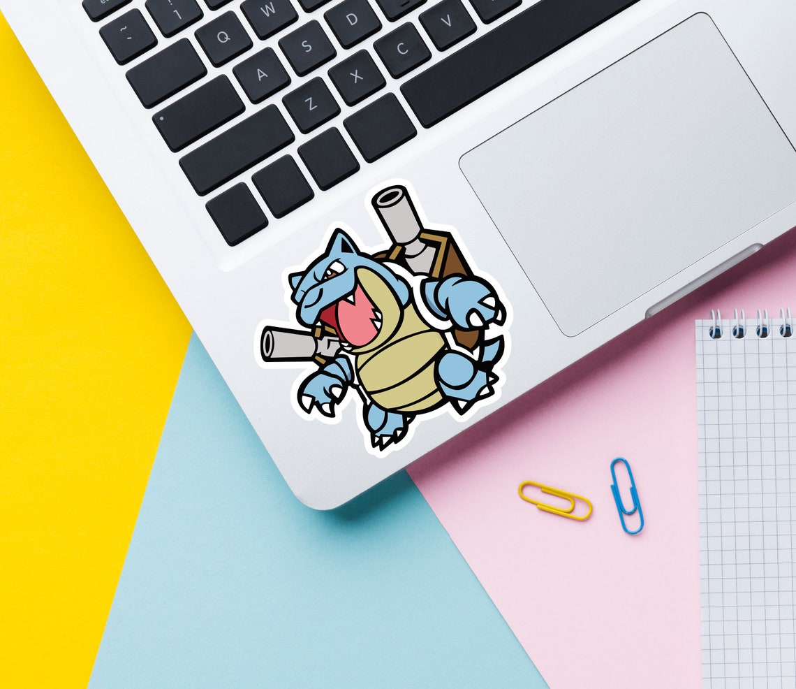 Blastoise Sticker Video Game Stickers Laptop Stickers | Etsy