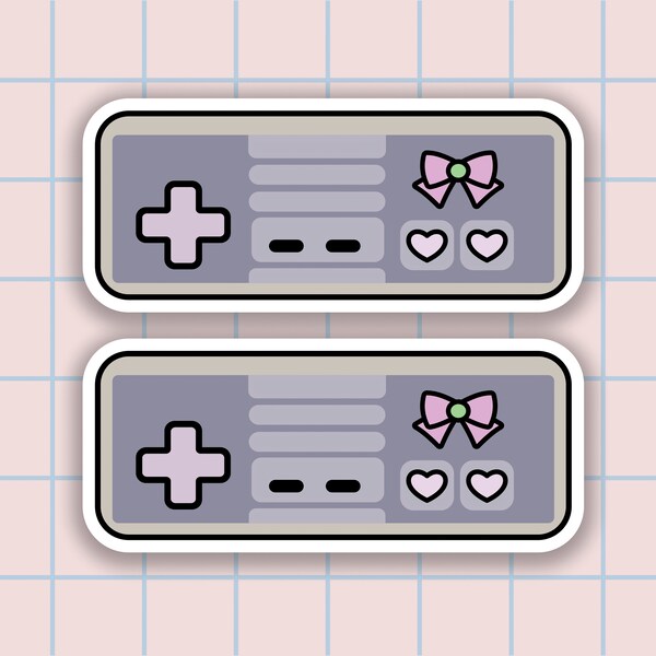 Video Game Controller Sticker Water Bottle - Etsy