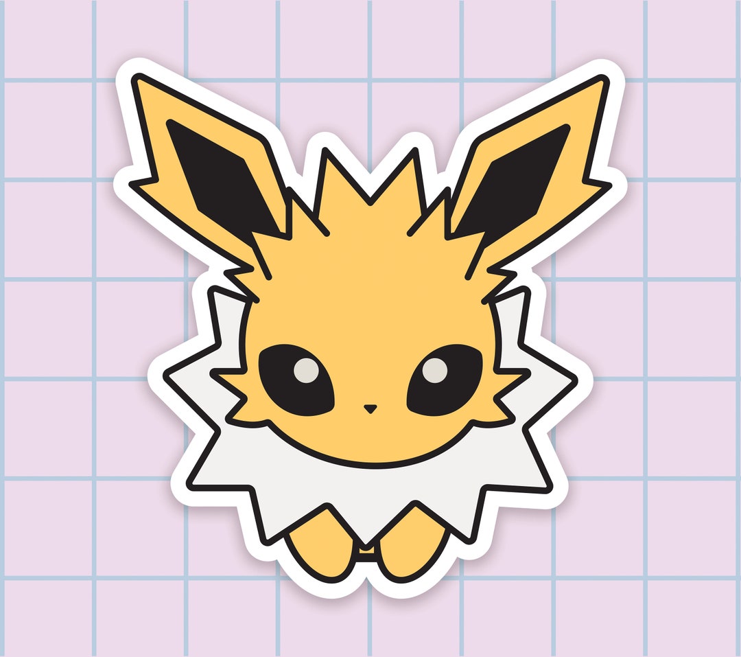 Jolteon Sticker Video Game Stickers Laptop Stickers Aesthetic Stickers ...