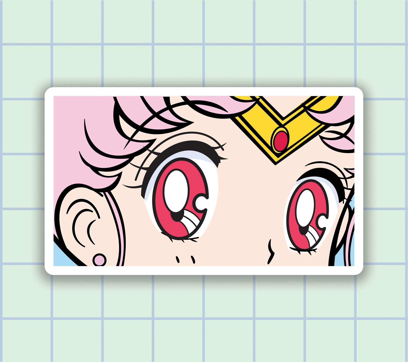Chibiusa Sticker Chibiusa Video Game Stickers Laptop Stickers | Etsy