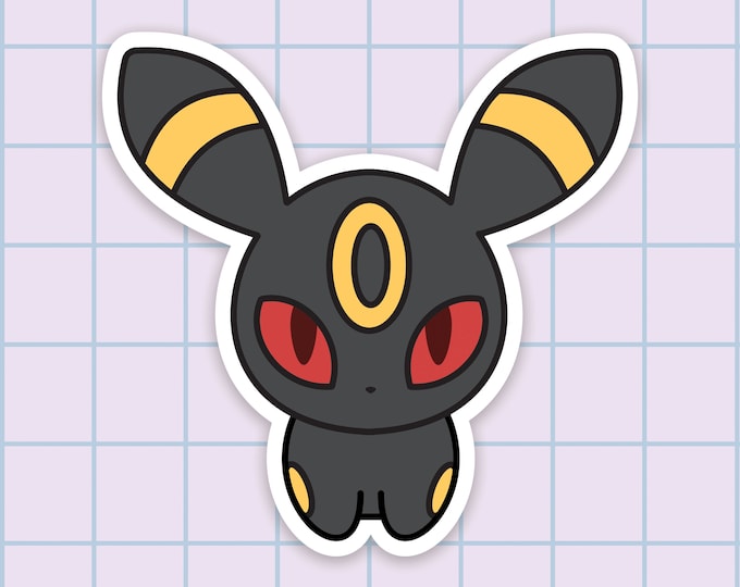 Umbreon Eeveelutions Pokemon Holographic Vinyl Sticker - Etsy