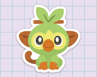 Grookey Sticker | Etsy