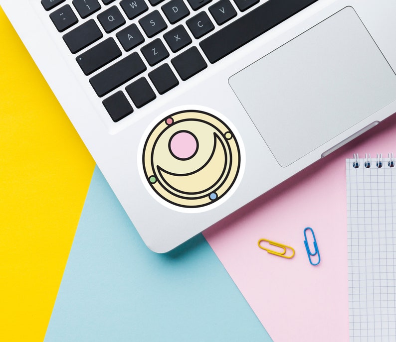 Sailor Moon Brooch Stickers Video Game Stickers Laptop | Etsy