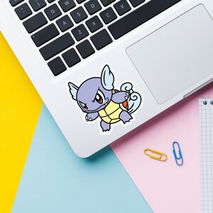 Wartortle Sticker Video Game Stickers Laptop Stickers Aesthetic ...
