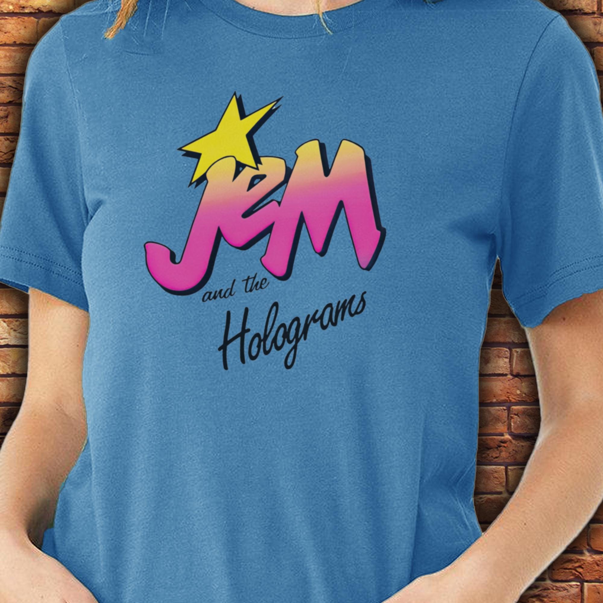 Jem & the Holograms T-shirt – 80s Cartoon Glam Rock Nostalgia! - Etsy
