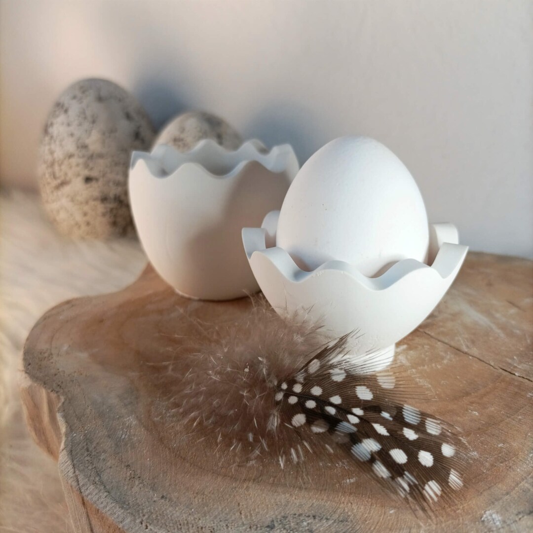 Egg Shell Made of Raysin Egg Cup Egg Holder Egg Shell Egg - Etsy