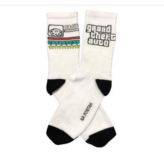 Socks Cotton Grand Theft Auto Gift Socks Man Socks Woman - Etsy