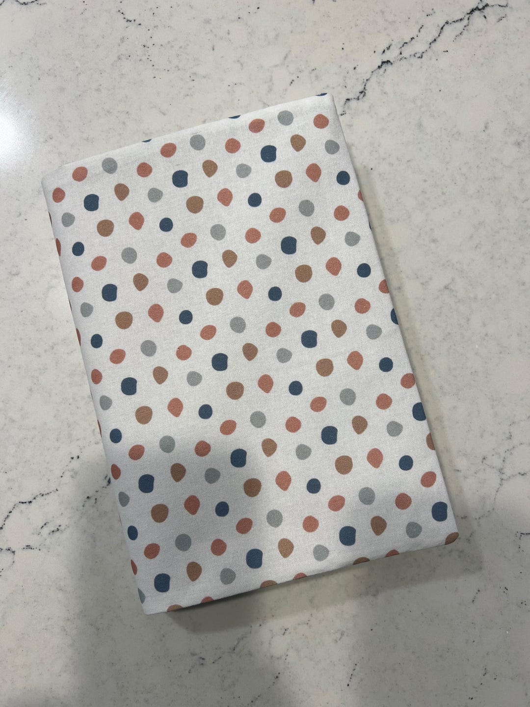 Boho Polka Dots Adjustable Fabric Book Cover - Etsy