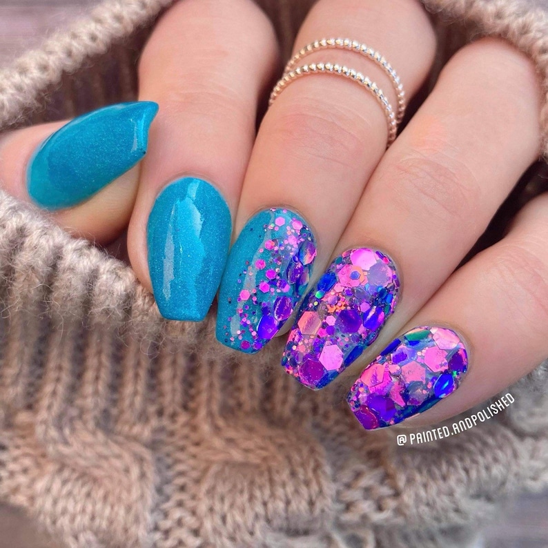 Ocean Breeze 62 Teal Dip Powder Shimmer - Etsy