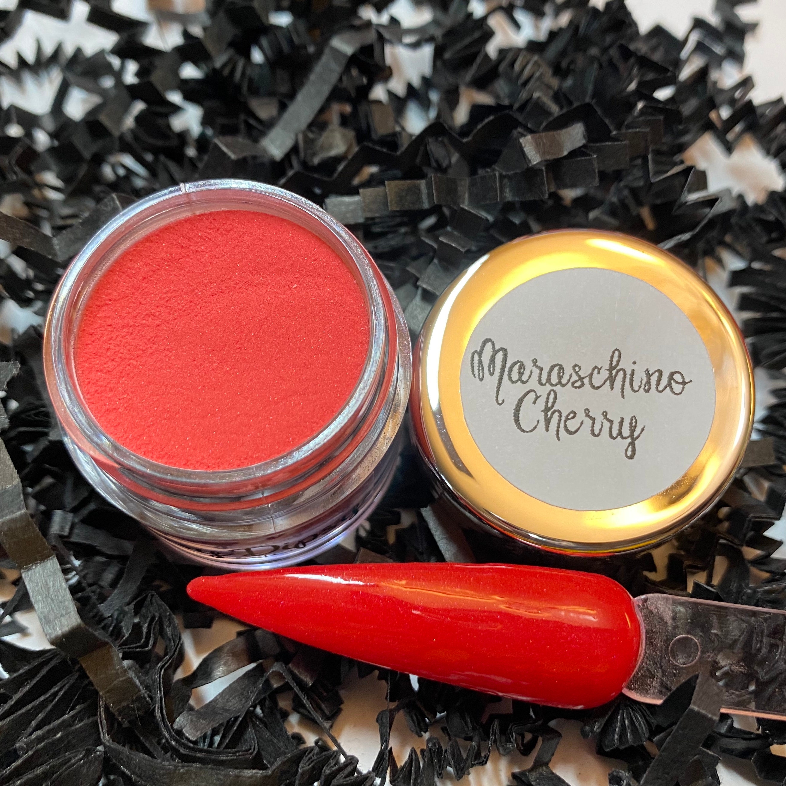 Maraschino Cherry 25 Cherry Red Dip Powder | Etsy