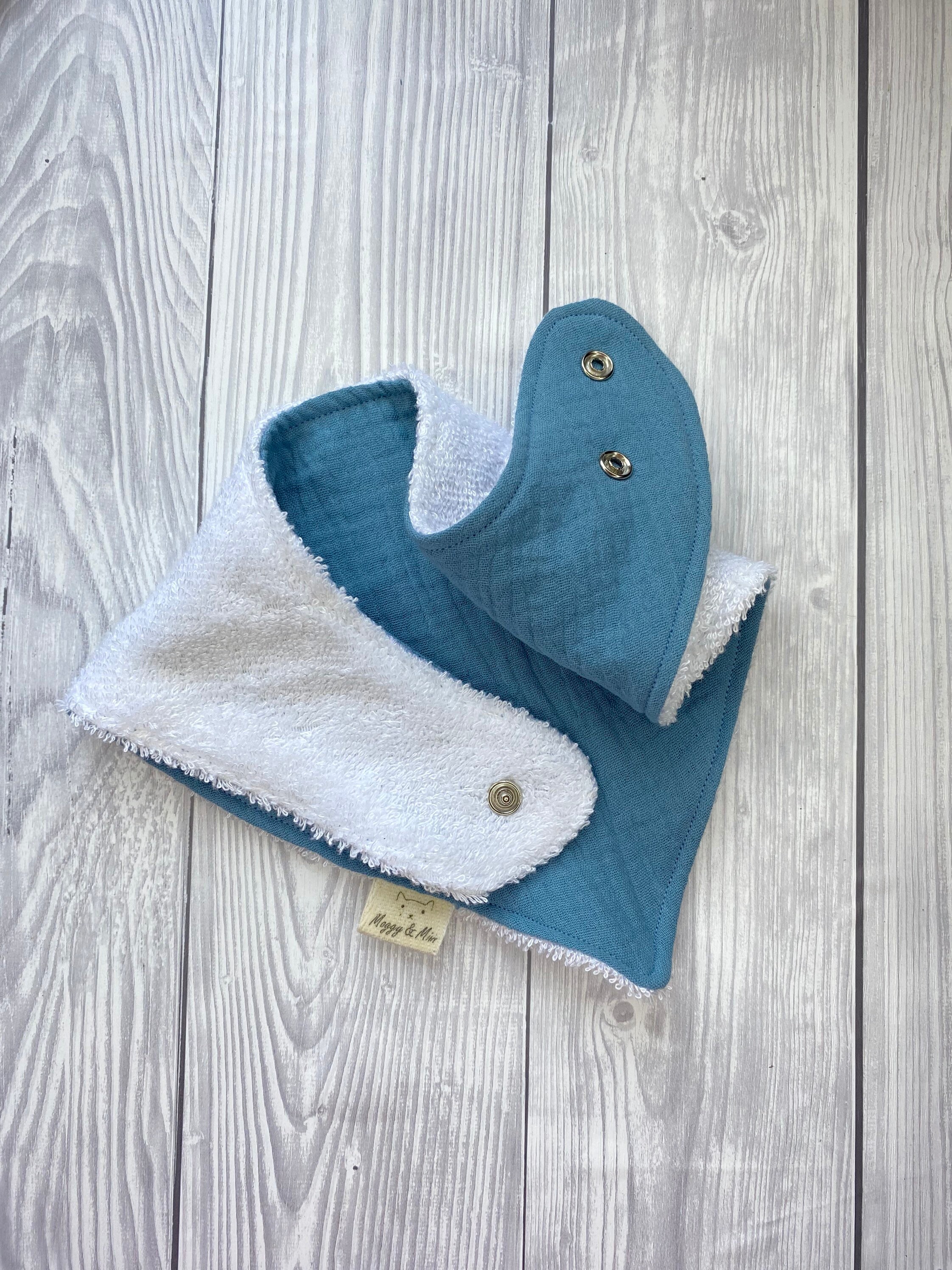 Bandana Bibs Soft Absorbent Muslin & Organic Bamboo Terry Cloth Bibs ...