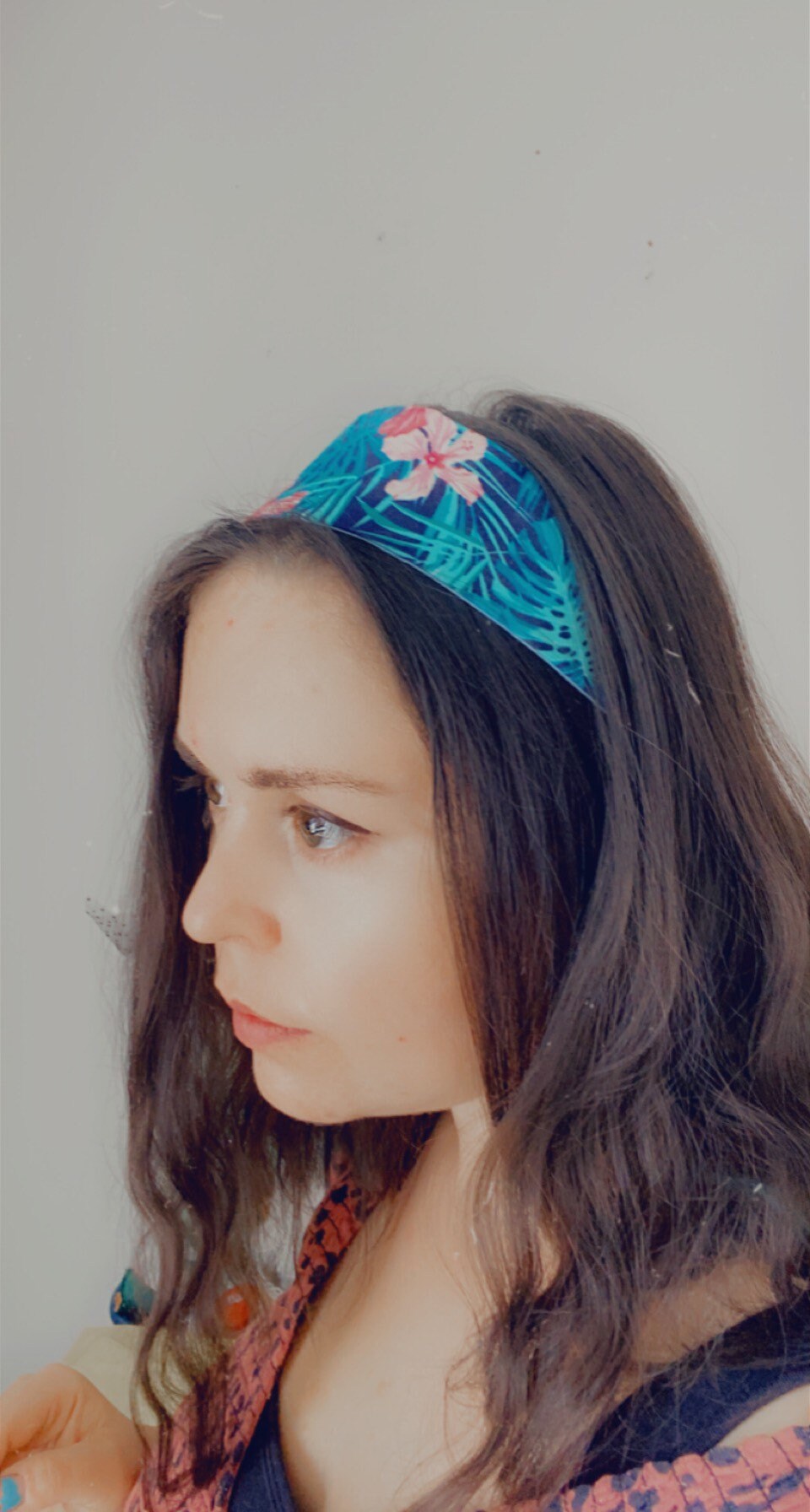 Ladies Wide Fabric Headband Tropical, Hawaiian, Floral, Polka Dot ...