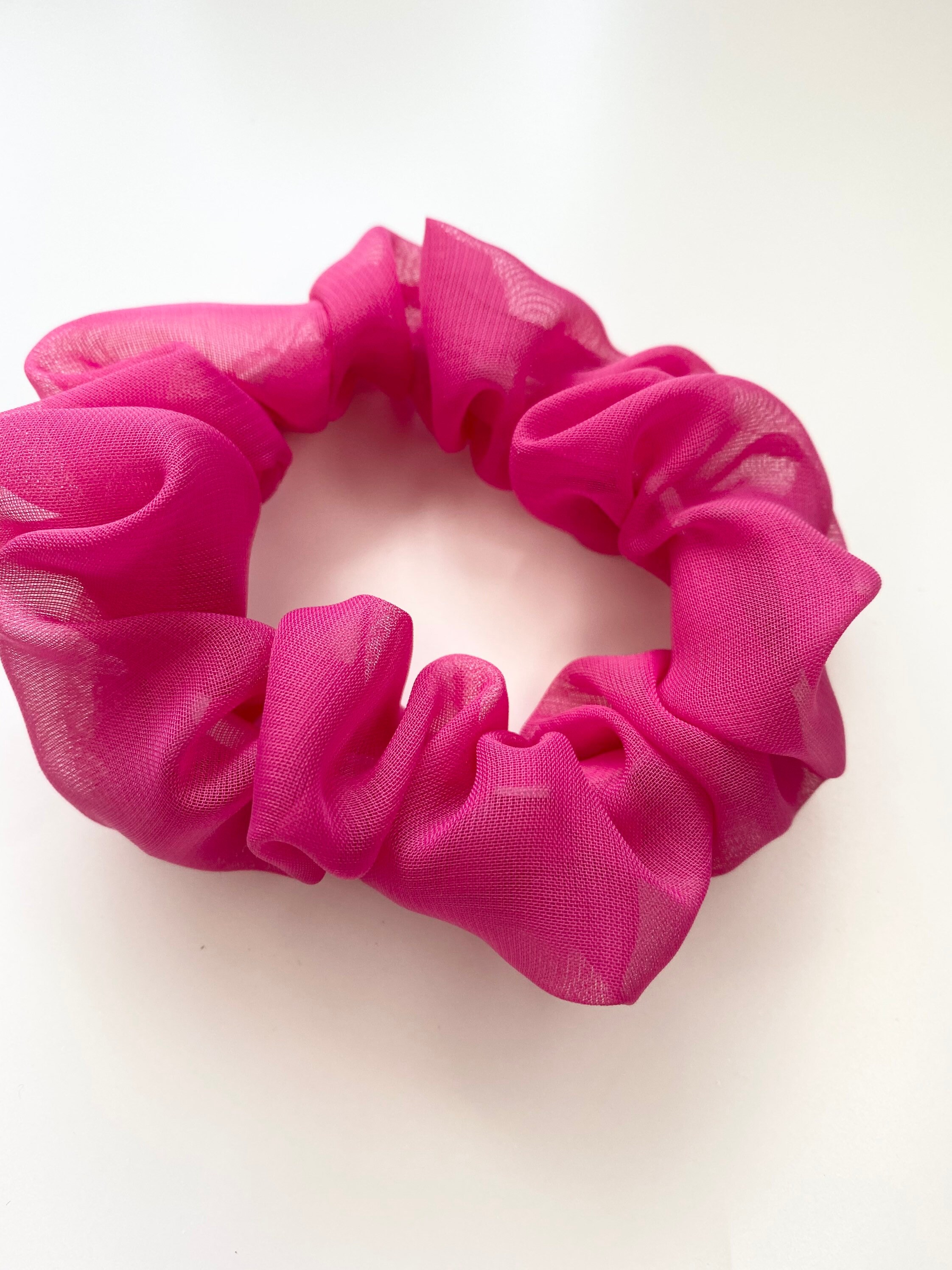 Soft Chiffon Scrunchie Hair Tie Bright Colourful Scrunchie Hair Tie ...