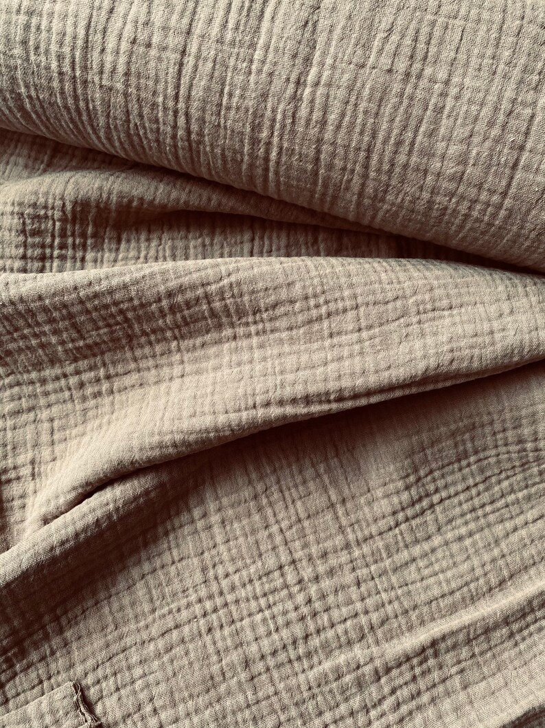 Soft Double Gauze Muslin Fabric by the Metre or Half Metre - Etsy UK