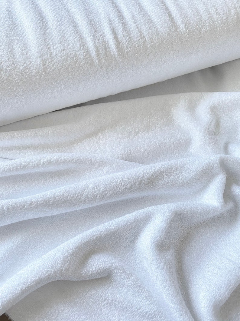 Organic Bamboo Terry Cloth Fabric Oeko-tex Standard. Nappy Fabric, Bib ...