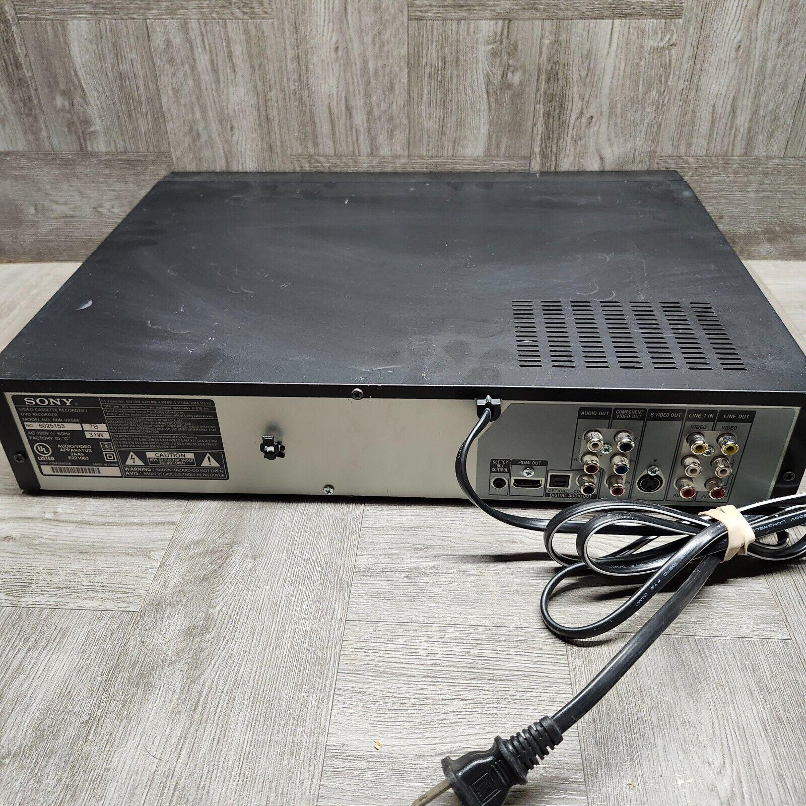 Sony RDR-VX555 DVD Recorder VCR Vhs Combo Hdmi - No Remote - Tested - Etsy